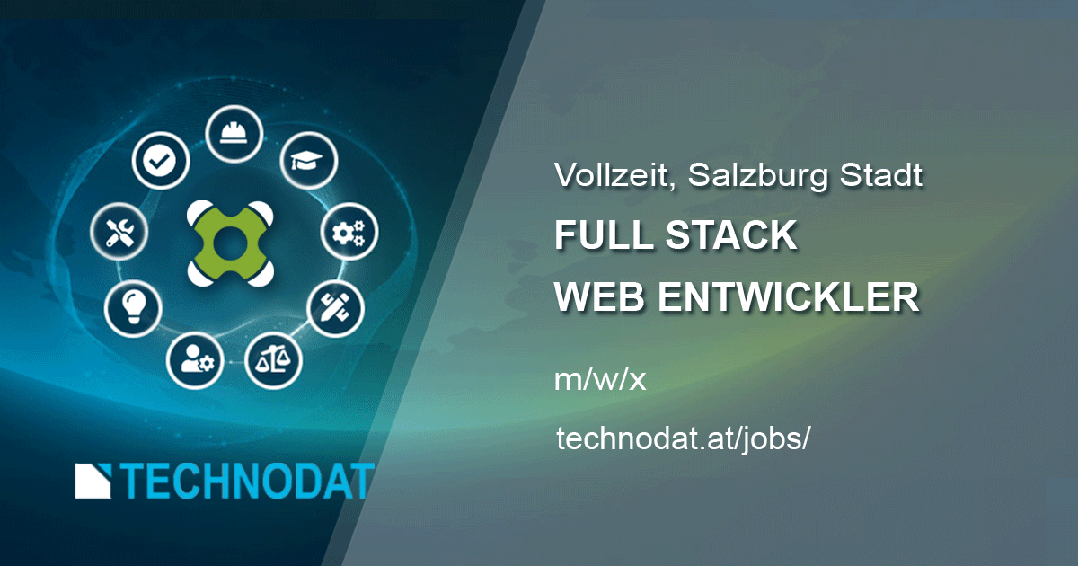Profil: Full Stack Web Entwickler | Technodat GmbH Salzburg